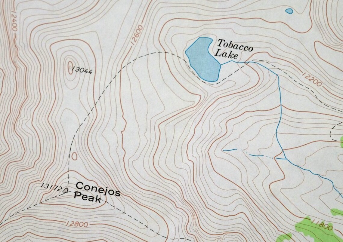 Platoro Conejos Peak Mammoth Mountain Colorado Vintage - Etsy