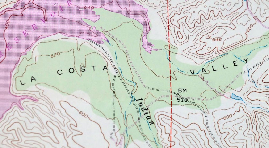 La Costa Valley San Antonio Reservoir Scotts Valley California Original USGS Topo Map 1978 ...