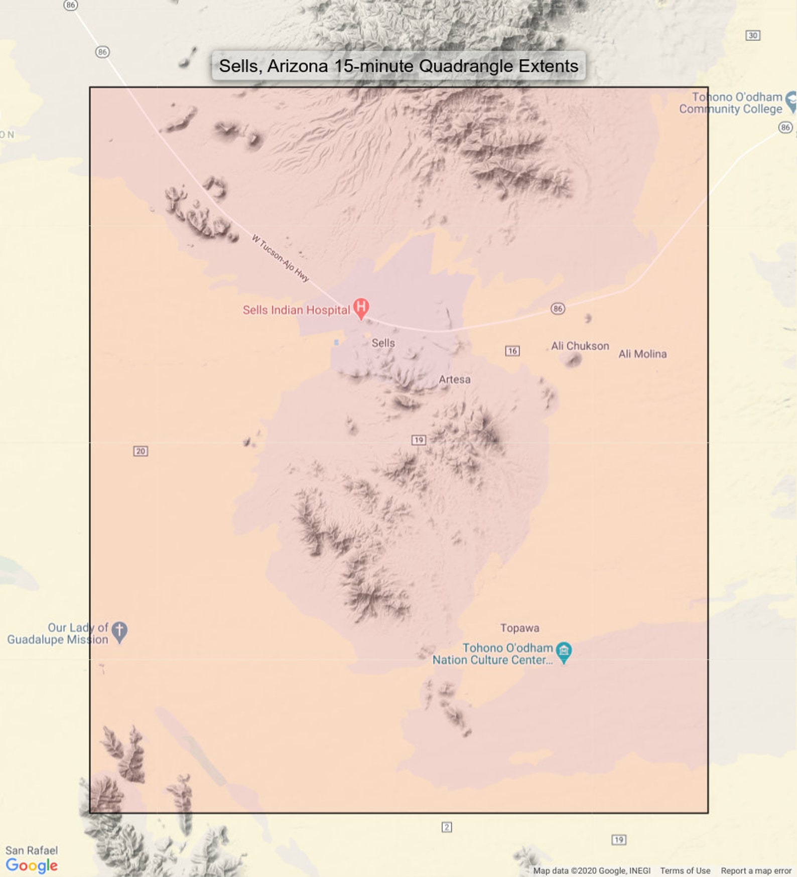Sells Arizona Vintage Original USGS Topographic Map 1943 - Etsy