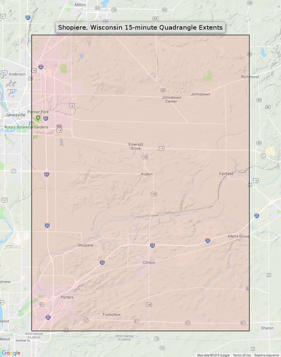 Clinton Wi Map
