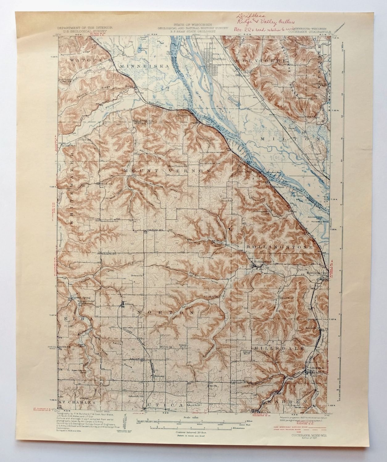 Cochrane River Map