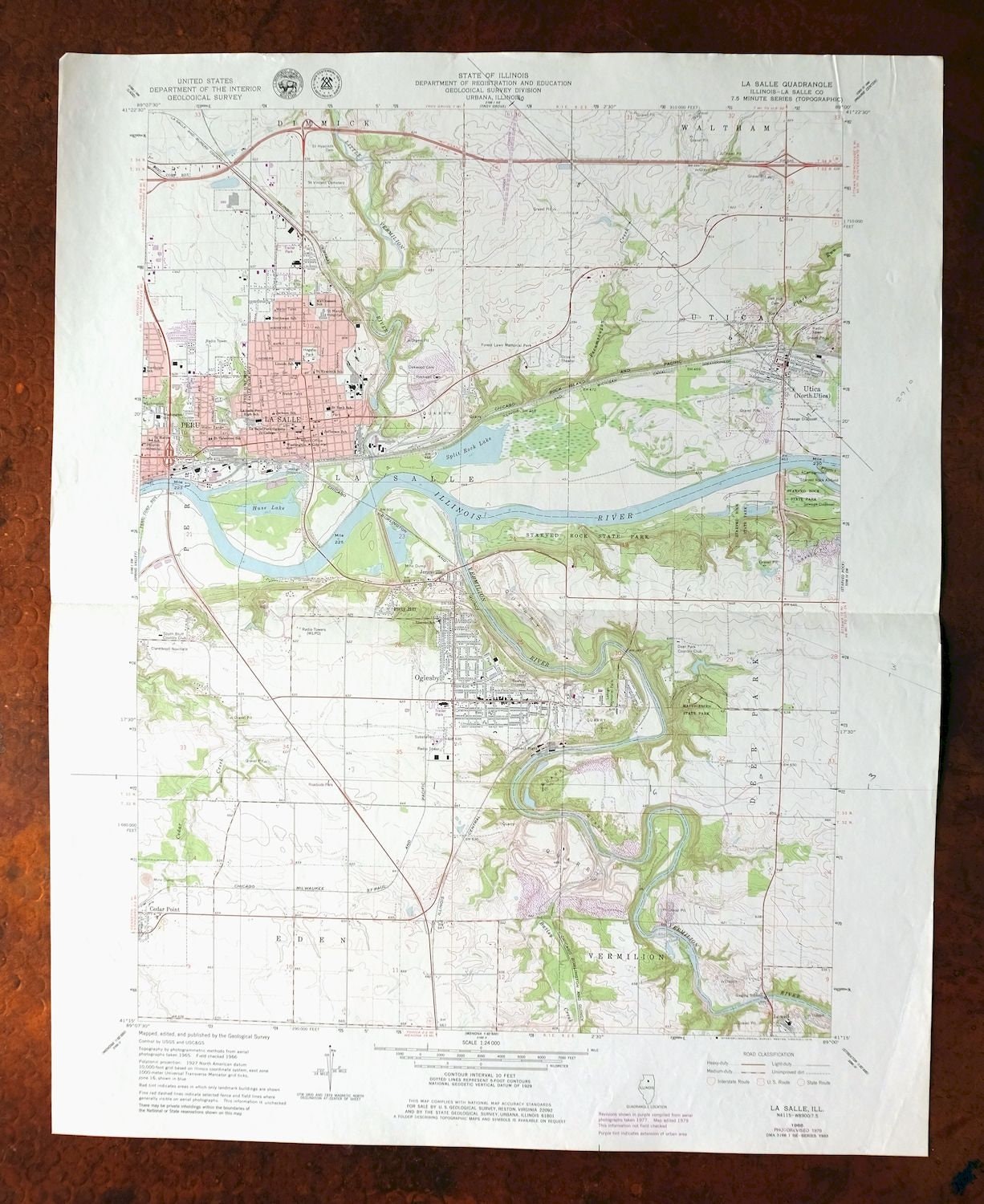 Peru Illinois Map