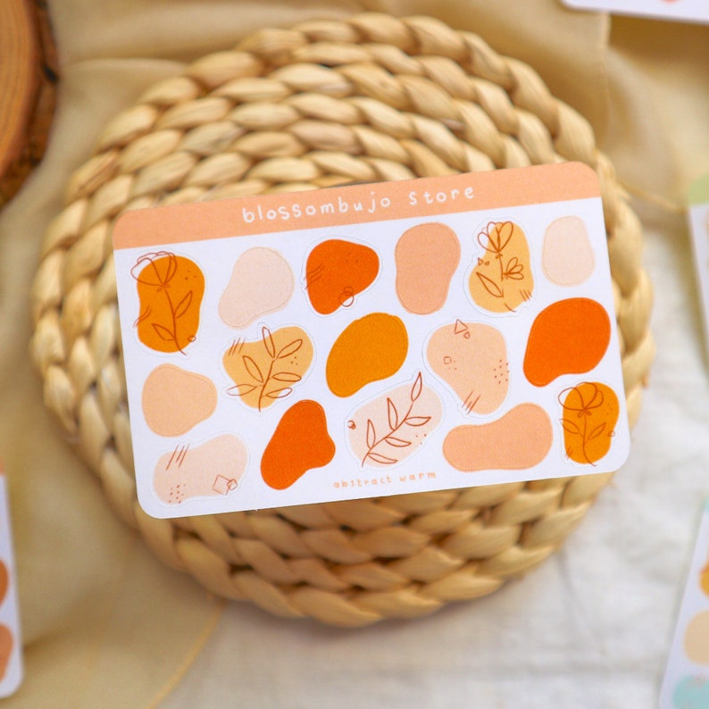 Stickersheet Abstract Bullet Journal Stickers Planner - Etsy