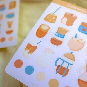 Stickersheet Coffee Bullet Journal Stickers, Planner Stickers ...