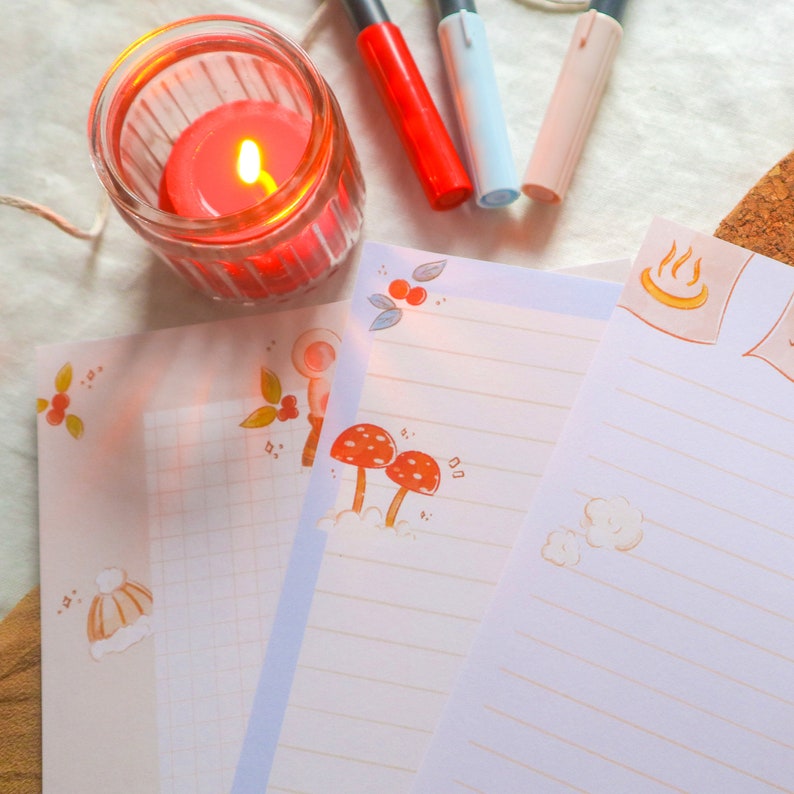Winter Paper Letter Printables – Cute Stationery Set (digital Download ...
