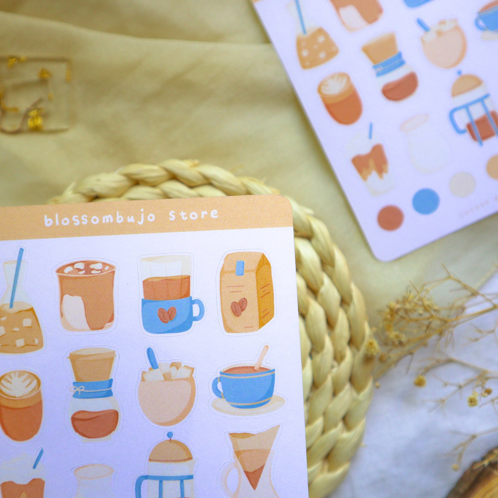 Stickersheet Coffee Bullet Journal Stickers Planner - Etsy