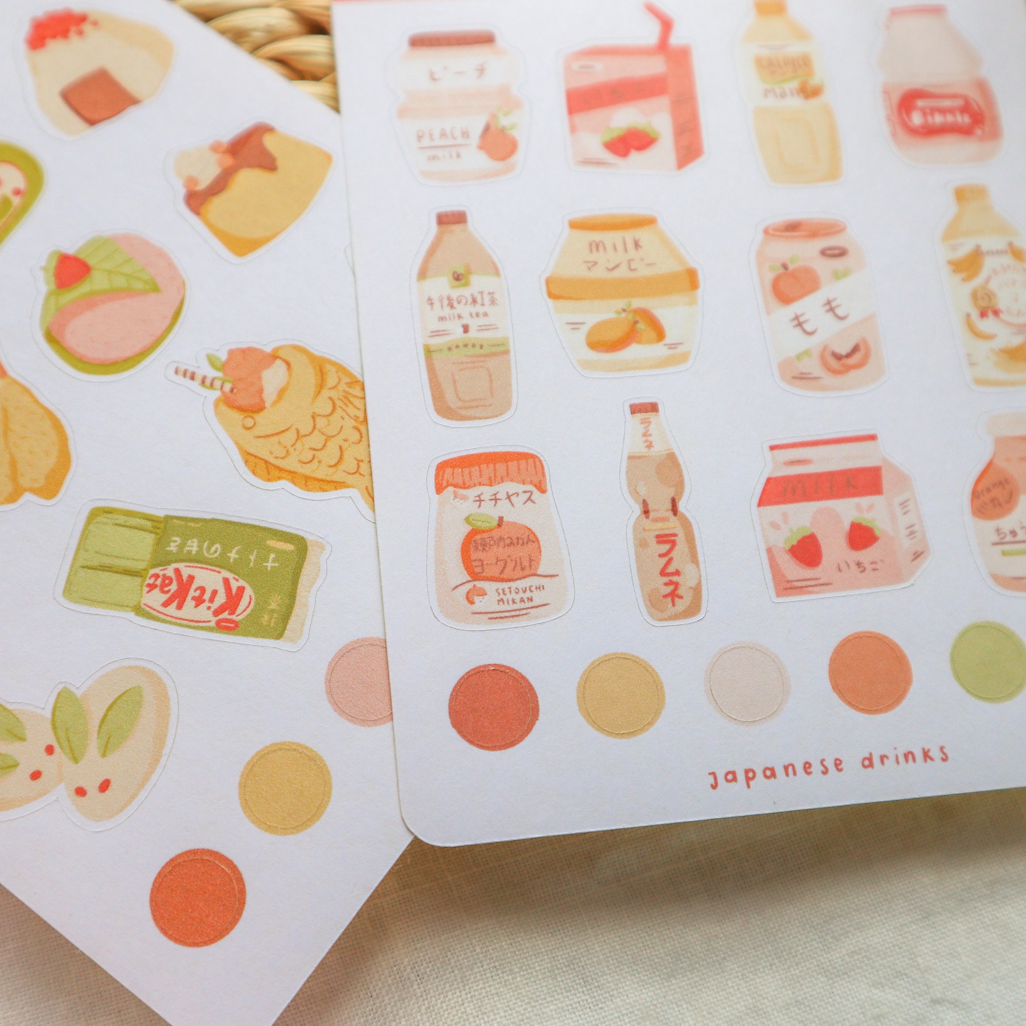 Stickers Bundle Japan Bullet Journal Stickers Planner | Etsy