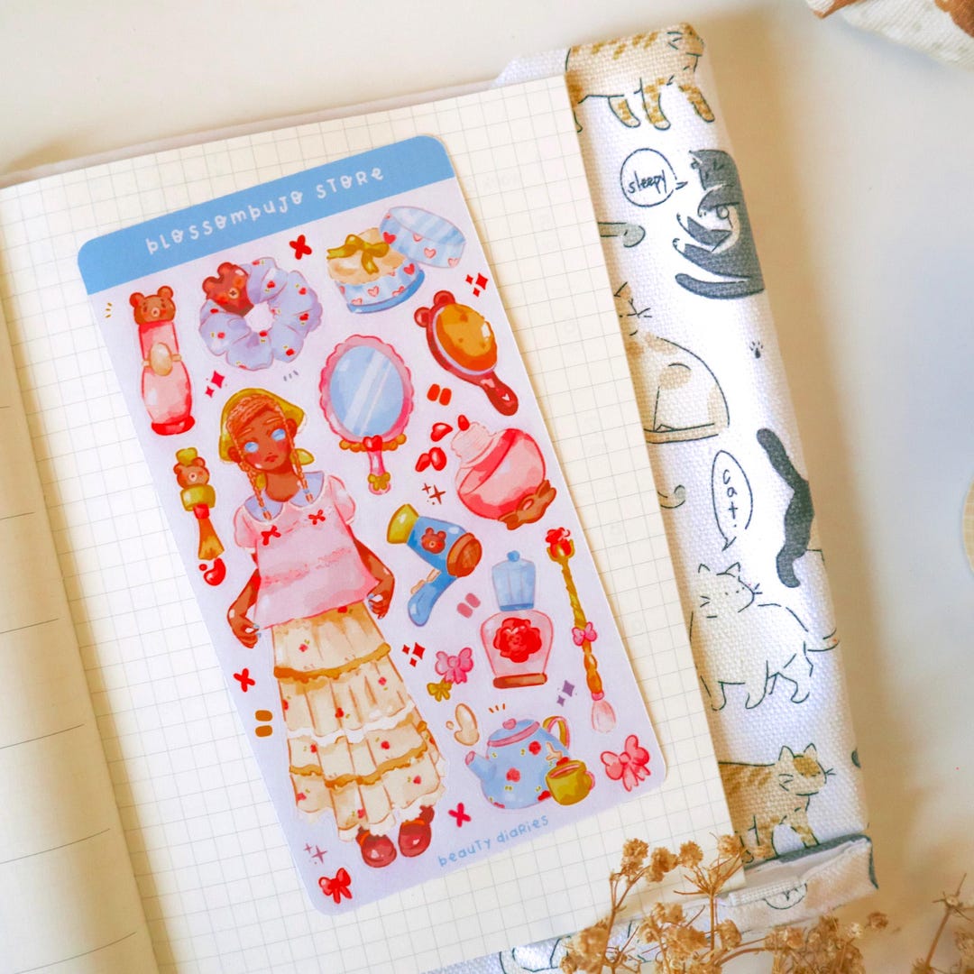 Stickersheet - Beauty Diaries | Bullet Journal Stickers, Planner ...