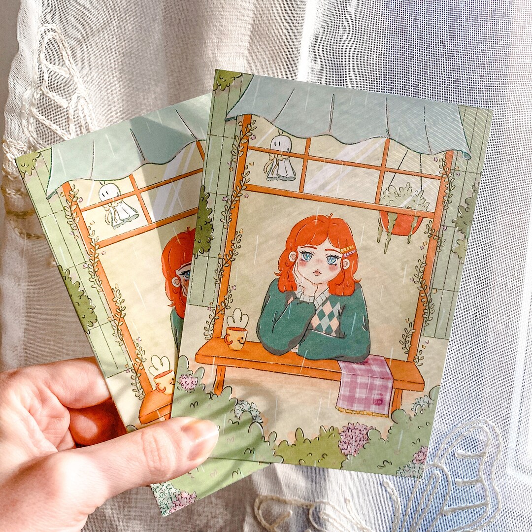 Art Print - Spring Rain | Illustrated Print, Illustration, Animal Art ...