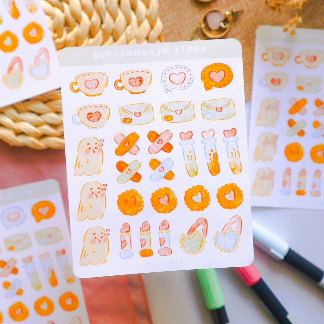 Stickersheet Love is Love Bullet Journal Stickers, Planner Stickers ...