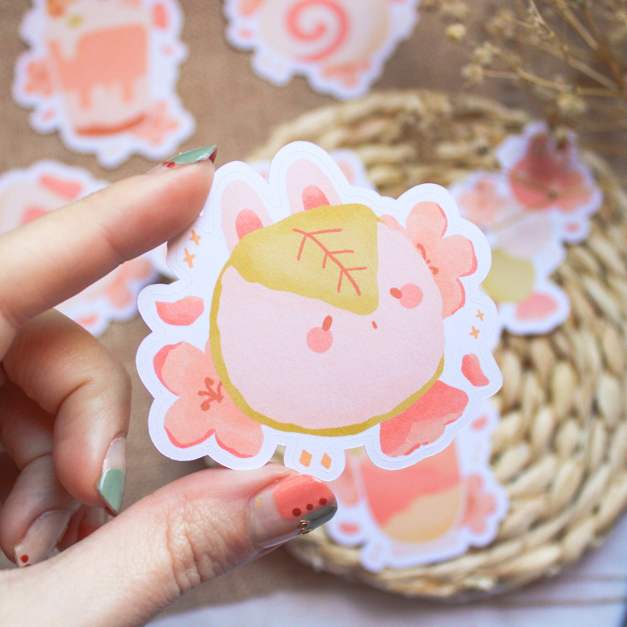 Sticker Set Sakura Dessert Bullet Journal Stickers - Etsy