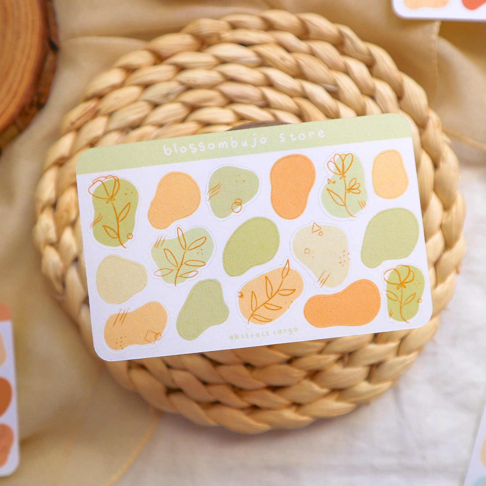 Stickersheet Abstract Bullet Journal Stickers Planner - Etsy