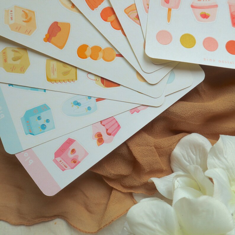 Stickersheet Rainbow Bullet Journal Stickers Planner | Etsy