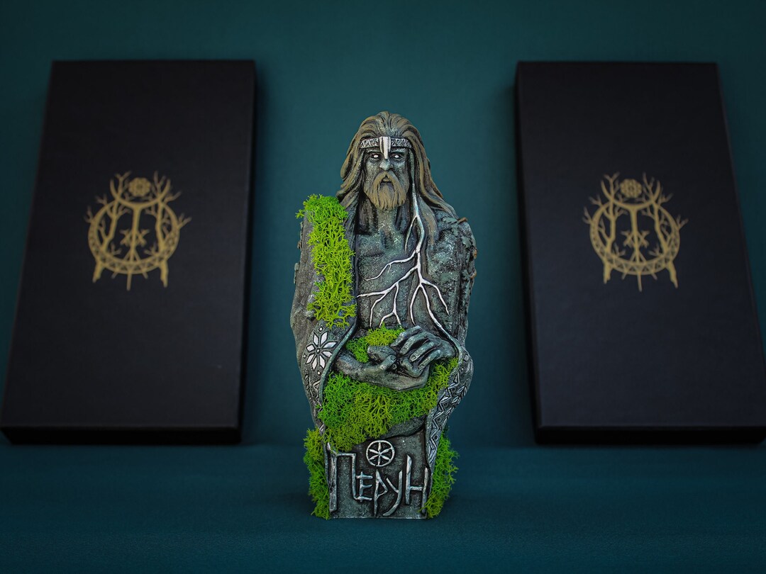 Perun Figure, Slavic God, Slavic Statue, Thundergod, Perun Statue - Etsy