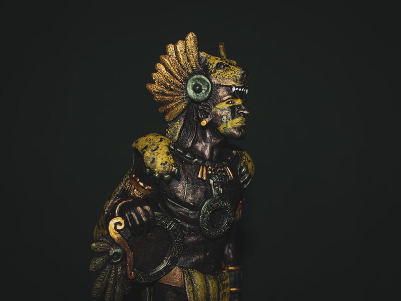 Tezcatlipoca Figuretezcatlipoca Statue Aztec God Aztec - Etsy