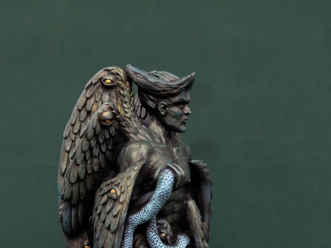 Samael Samael Statue Satan Figure Fallen Angel Archangel - Etsy Hong Kong