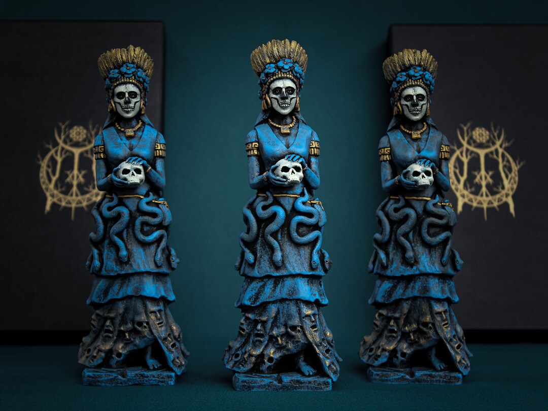 Figura Mictlancihuatl, Diosas Aztecas, estatua azteca, figura azteca ...