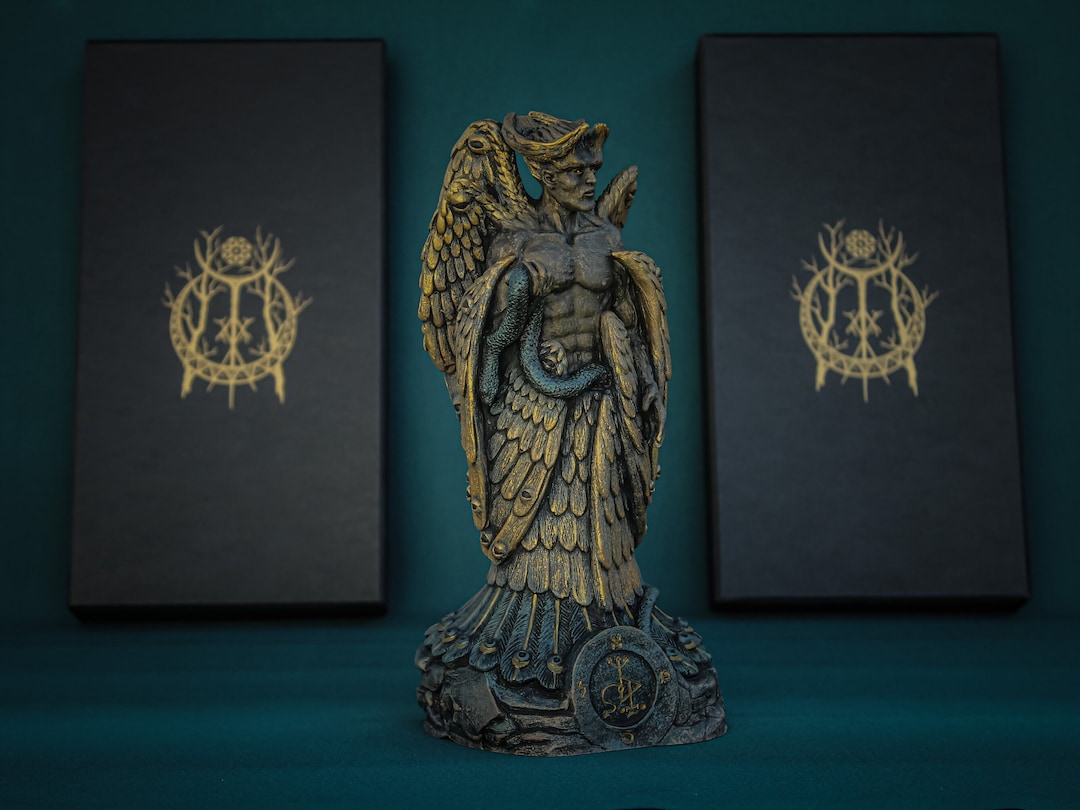 Samael Samael Statue Satan Figure Fallen Angel Archangel - Etsy