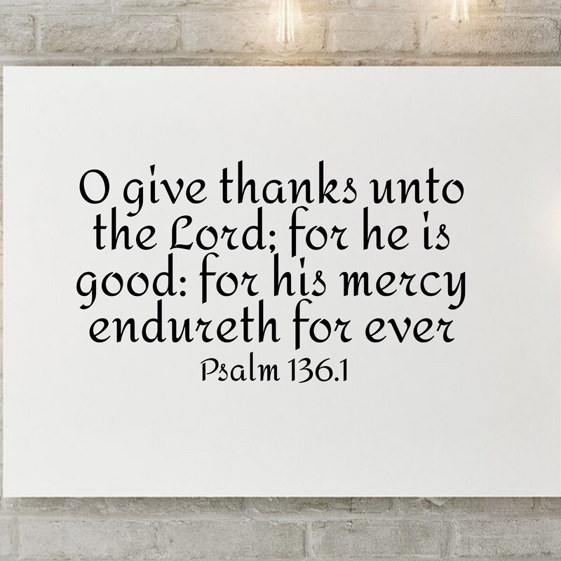 Psalm 136 - Etsy