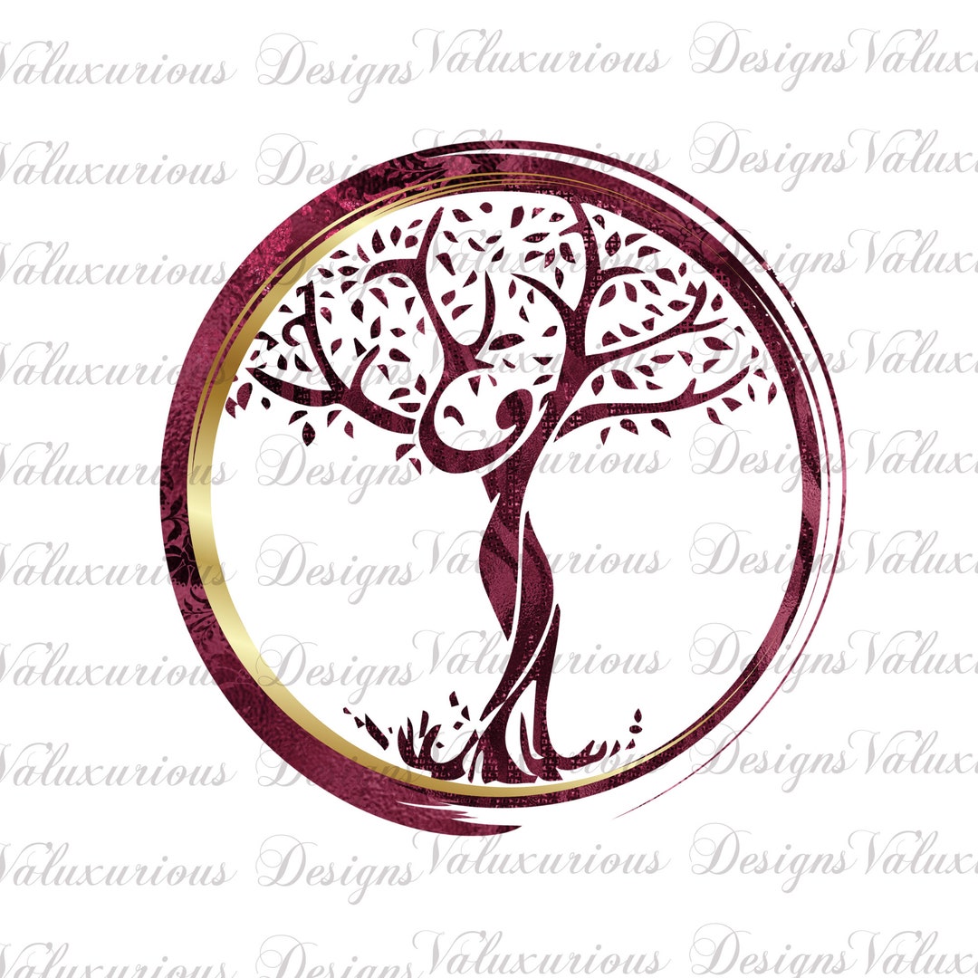 Life Coach Logo PNG Download Tree of Life Woman - Etsy