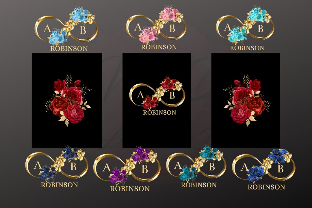 Custom Digital Download 8x10 3 Piece Gold Infinity Symbol Orchard and ...