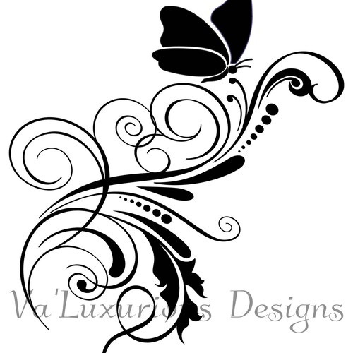 Butterfly Swirl Design Clipart SVG AI High Quality - Etsy Butterfly Swirl Design Clipart SVG AI High Quality - Etsy