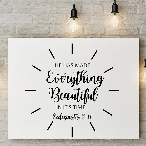 Ecclesiastes 3:1 Svg - Etsy