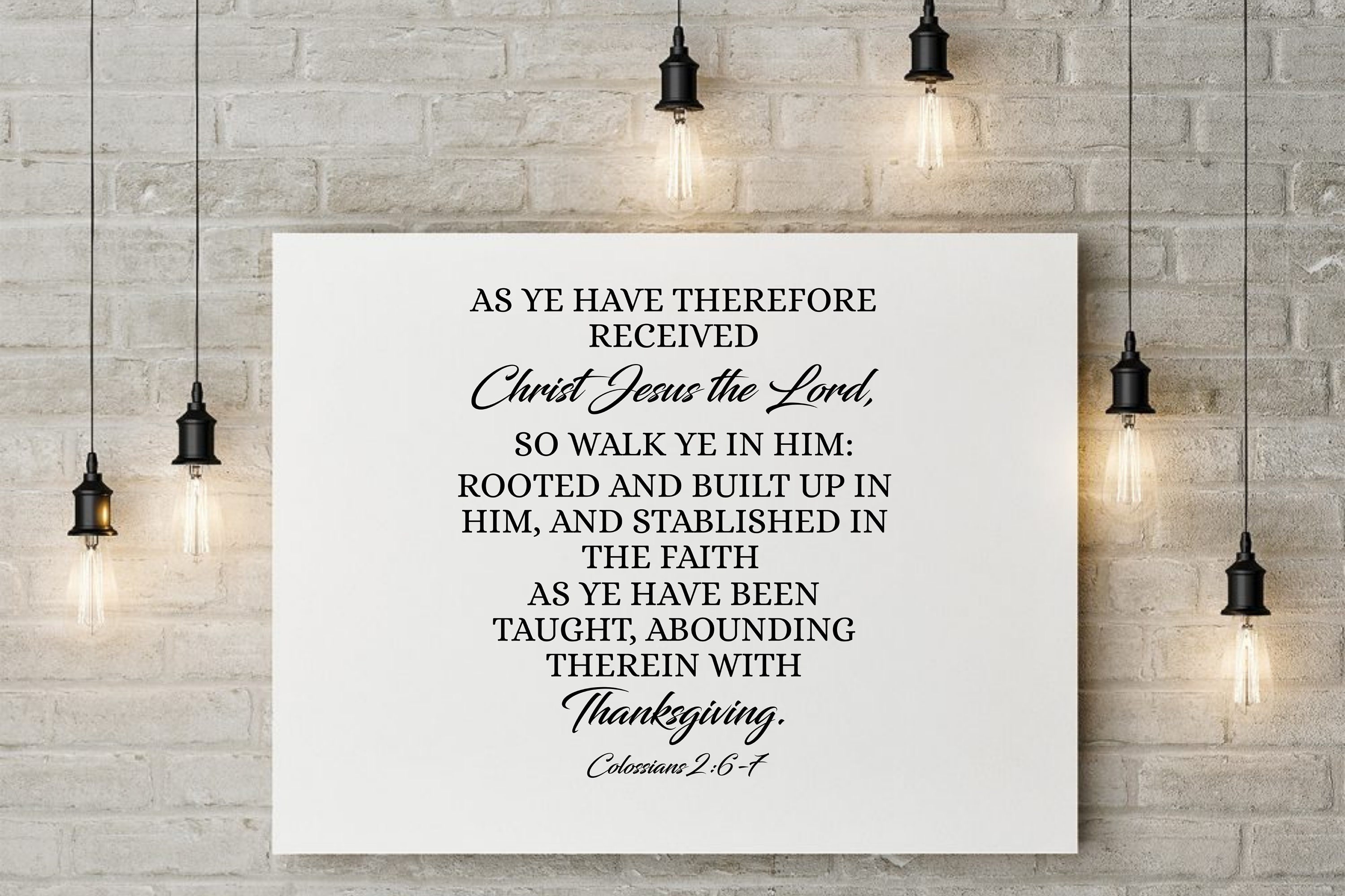 Colossians 2:6-7 Clipart SVG PNG High Quality Inspiring Scripture Kjv ...