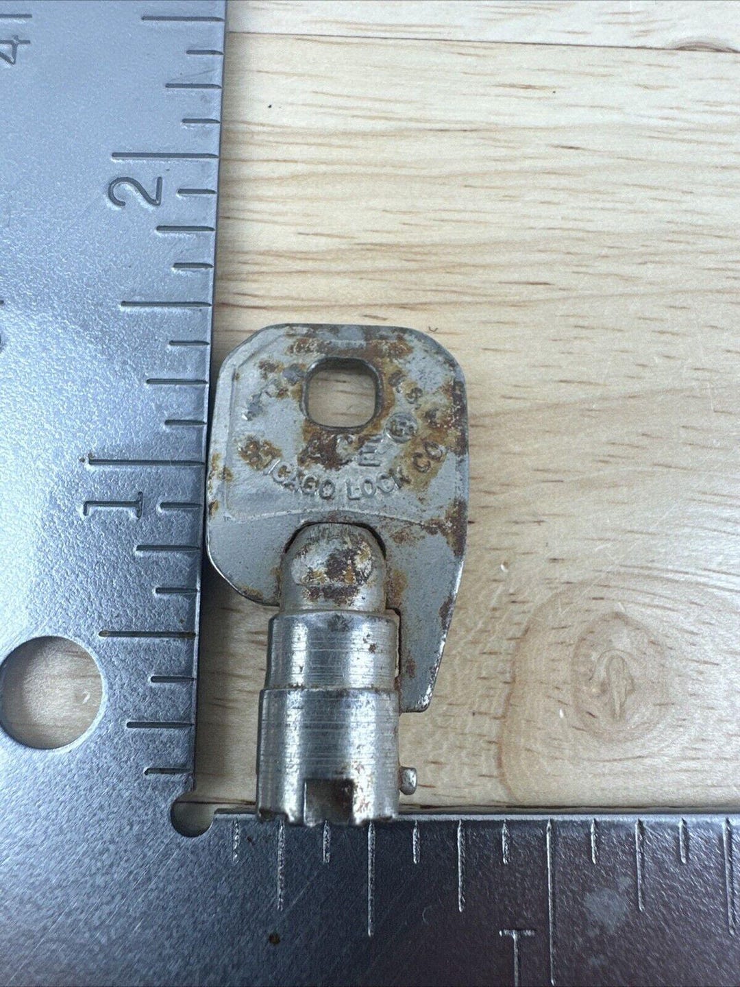 ABT20 Chicago Lock Co ACE Vending Machine Key Round Tubular Barrel Key ...