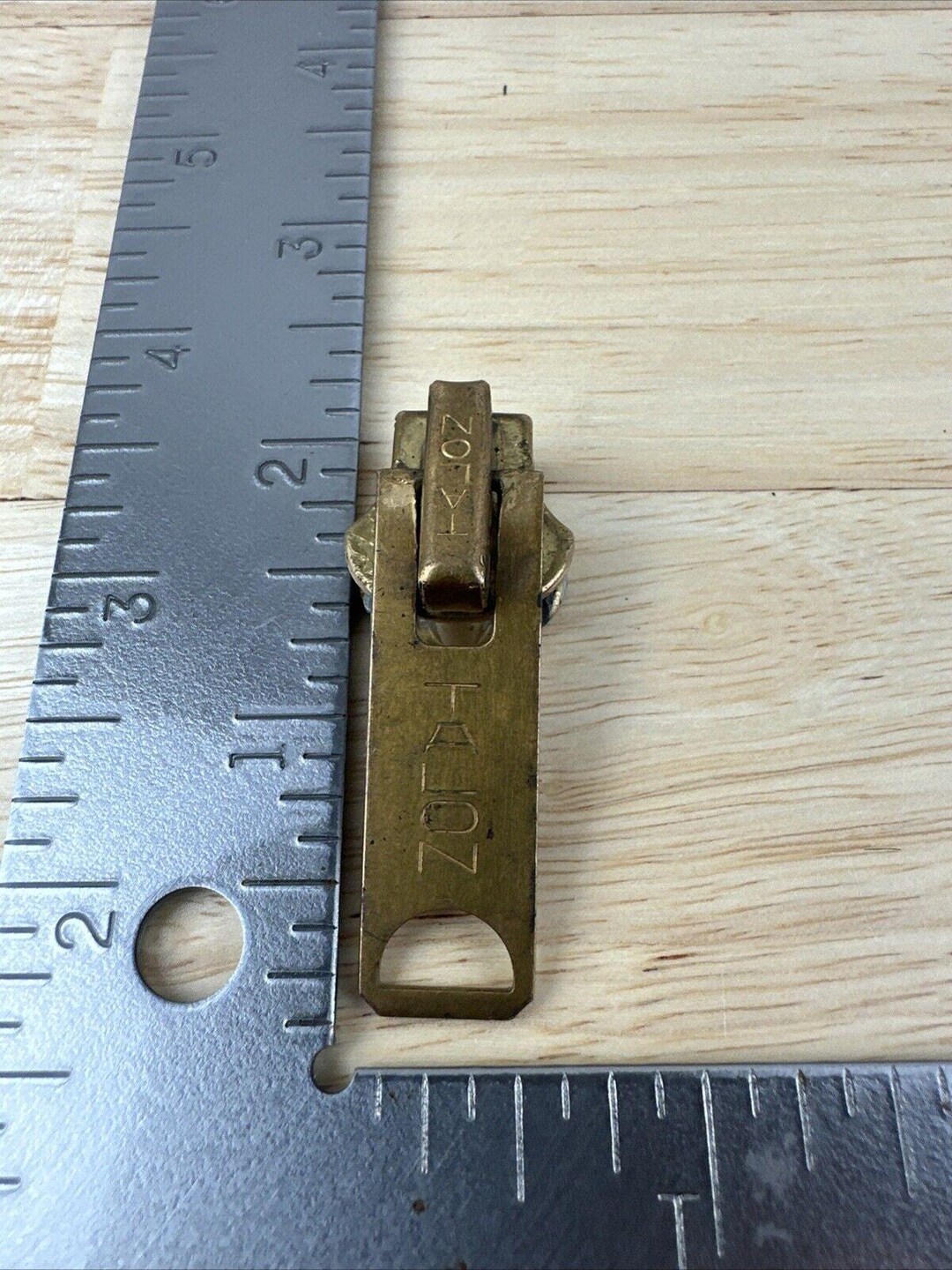 Talon Brand Vintage Heavy Duty Metal Zipper Sliders Brass Pull USA - Etsy
