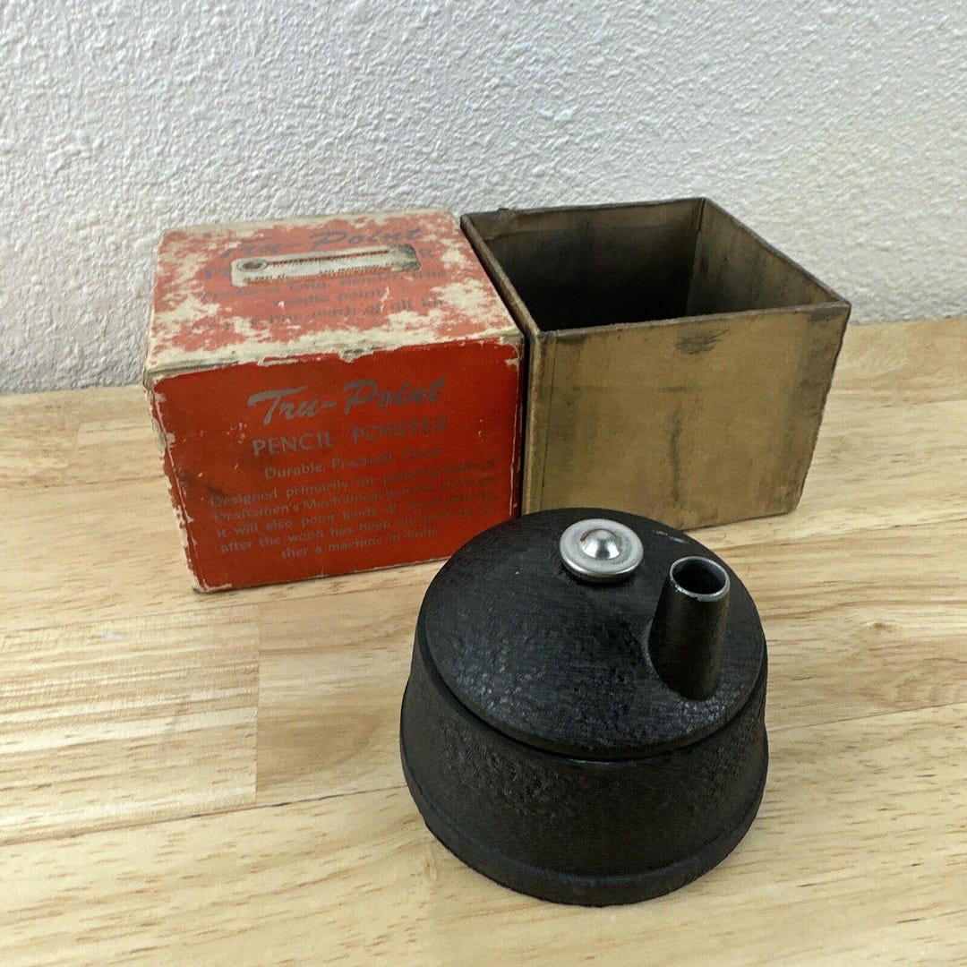 Vintage Tru Point Products Desktop Drafting Pencil Sharpener Pointer ...