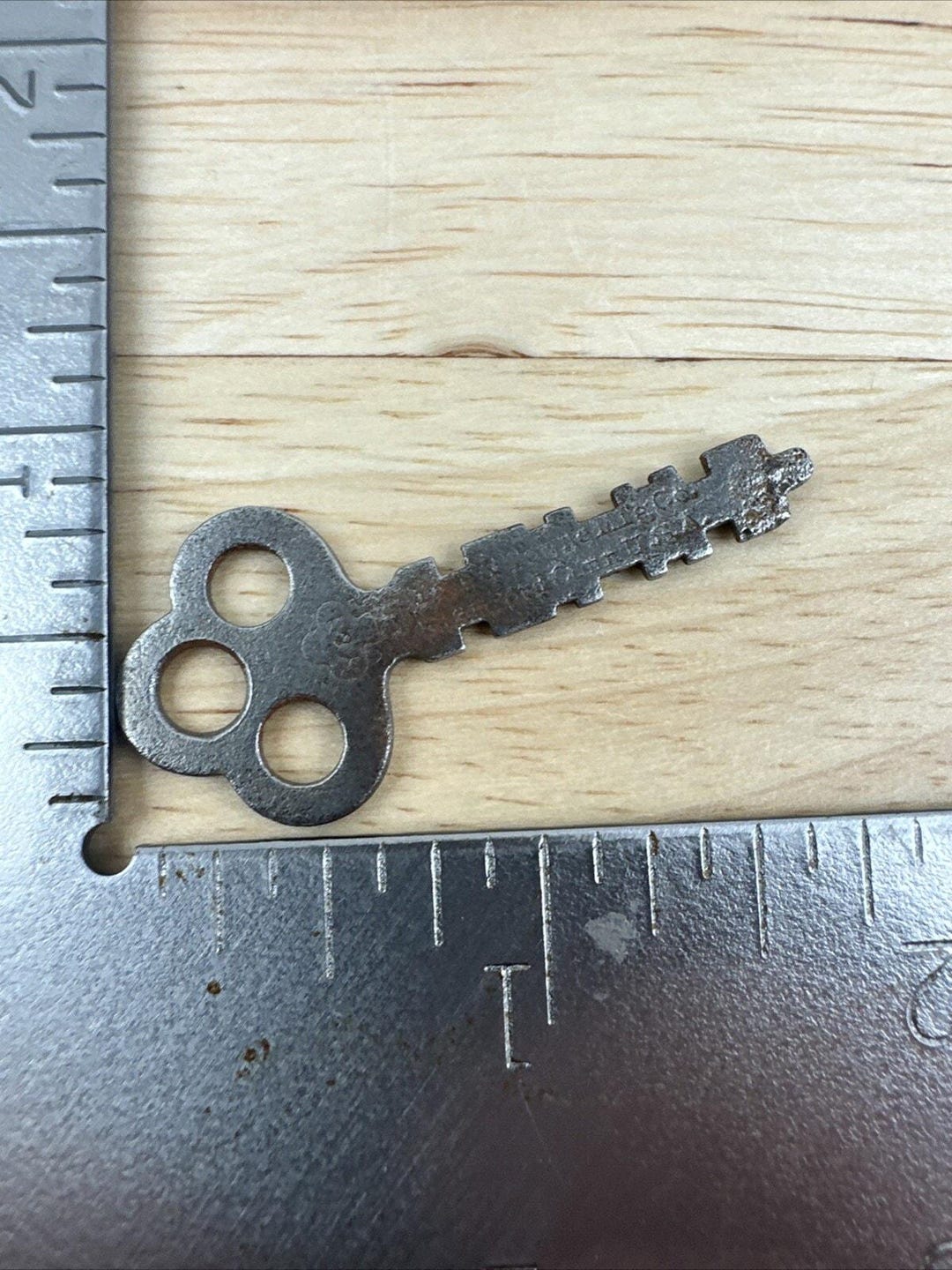 Yale & Towne Mfg Co #46 Flat Steel Skeleton Antique Key Stamford Conn ...
