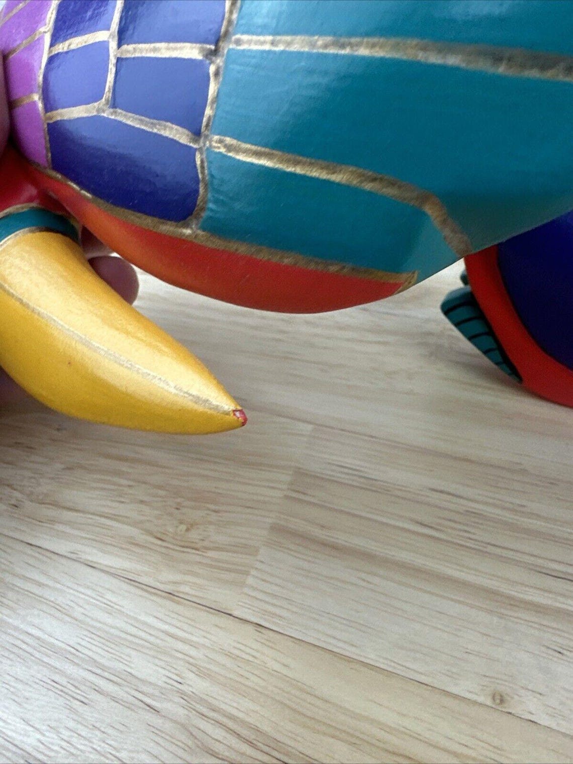 Vintage Laurel Burch Toucan Bird Wooden Folk Art Hand Carved Shelf ...