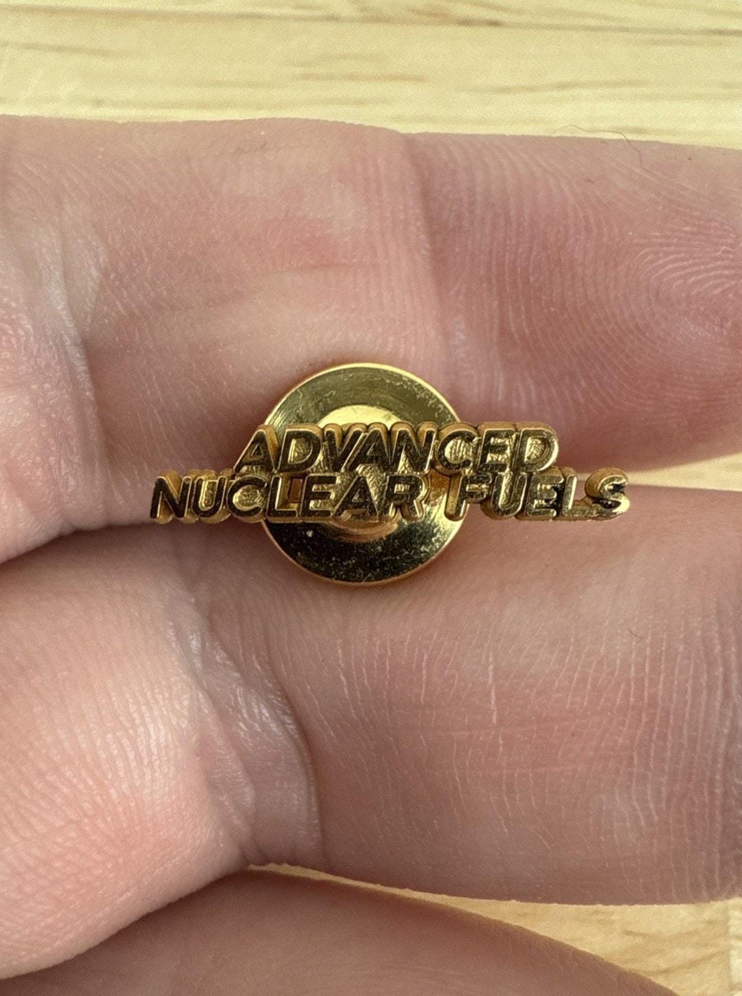 Advanced Nuclear Fuels Vintage Lapel Pin Employee Recognition Badge ...