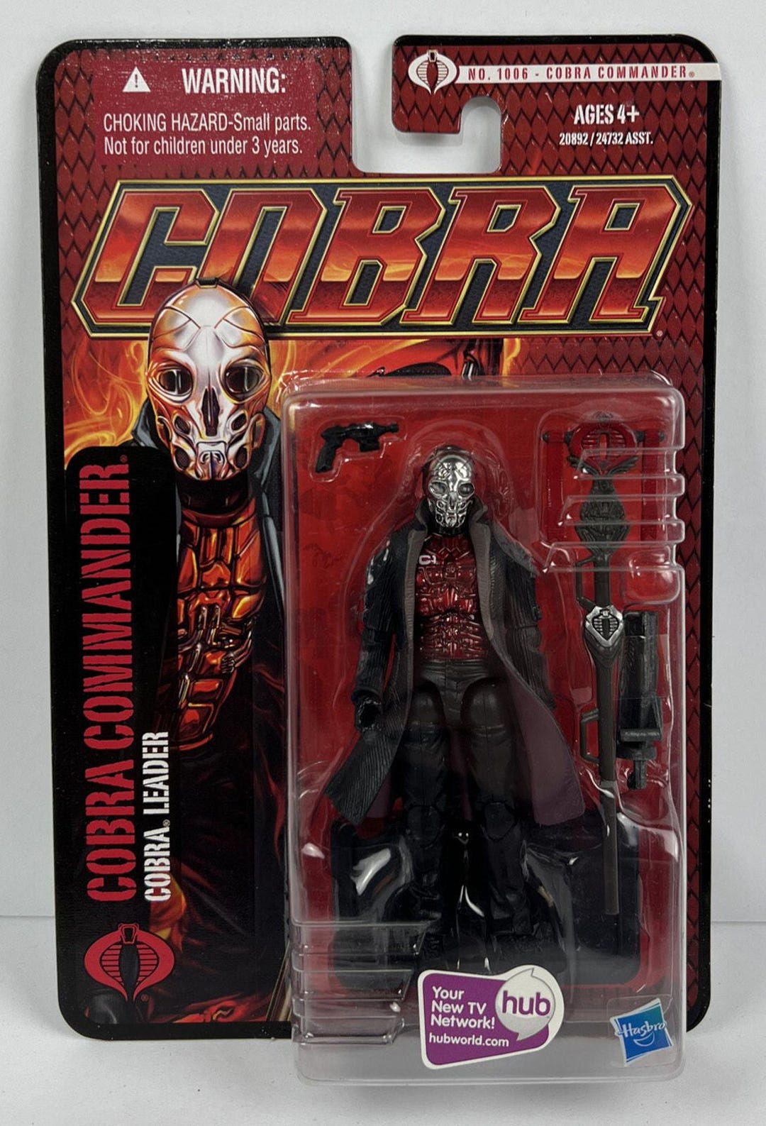 Gi Joe the Pursuit of Cobra Cobra Commander Cobra Leader Action Figure ...