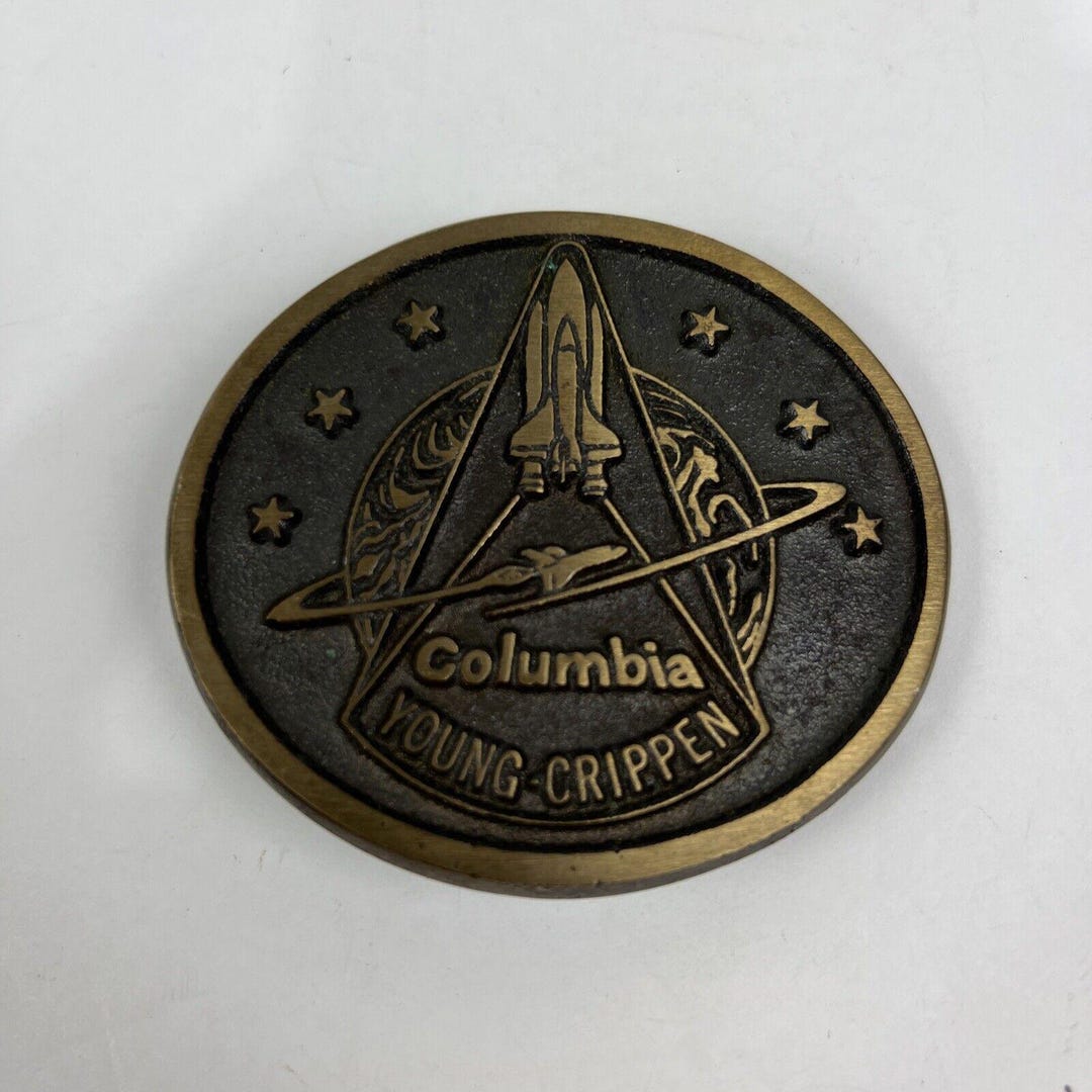 NASA Spaceship Columbia John Young / Robert Crippen Commemorative Belt ...