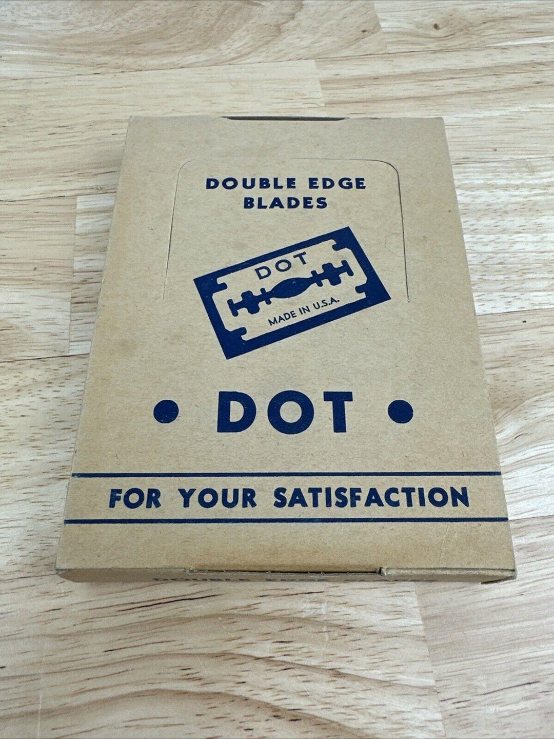 Vintage Dot Razor Blades in Store Counter Top Display Box 20 Boxes 100 ...