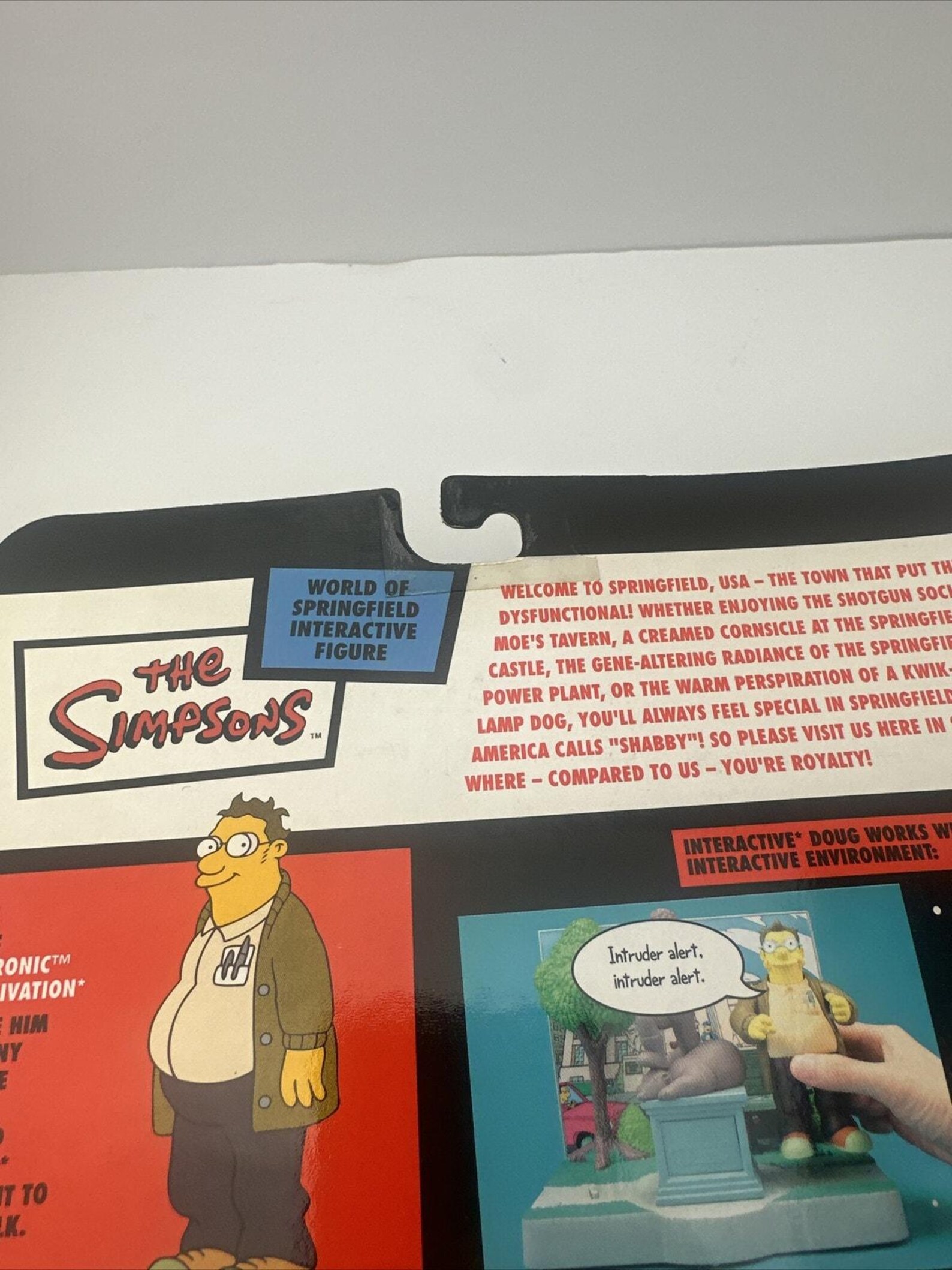 Playmates the Simpsons Doug Action Figure WOS Intelli-tronic MOC Series ...