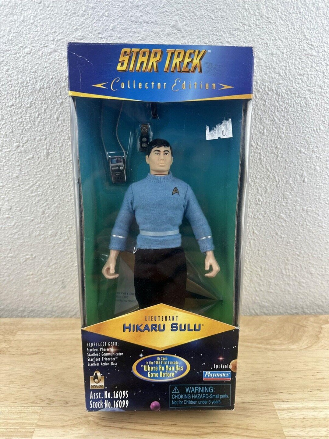 Star Trek Collector Edition Lt. HIKARU SULU 9" Action Figure Playmates ...