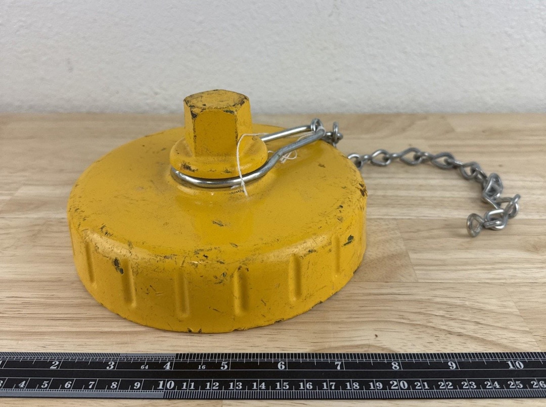 Fire Hydrant Cap With Chain Yellow Color Cast Iron - Etsy