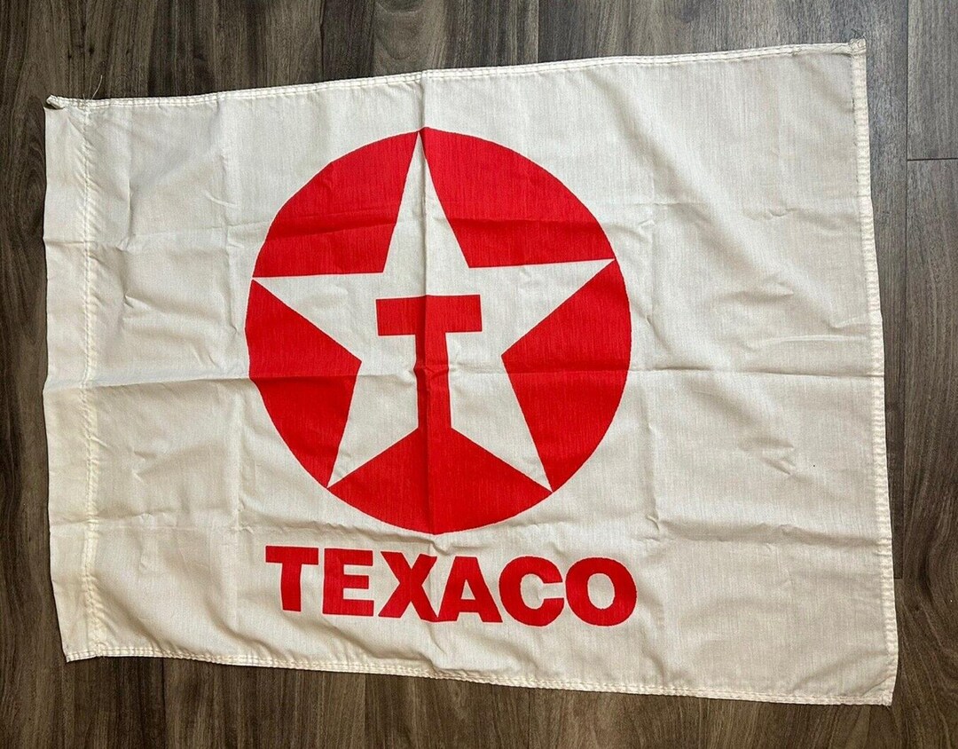 Vintage Texaco Service Station Banner Flag 41”x 29" - Etsy