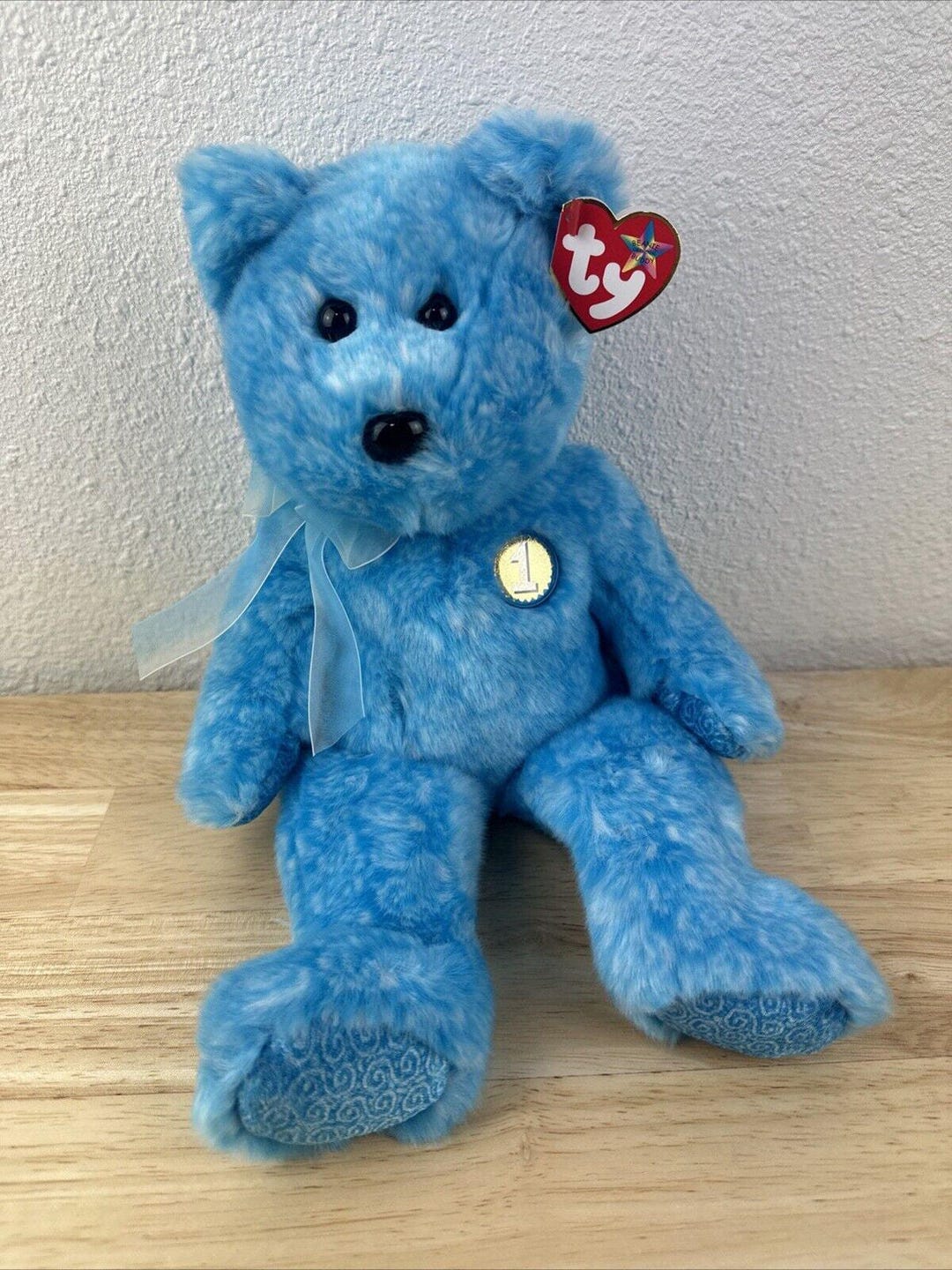 TY Beanie Buddy - CLASSY the Bear (13 Inch) - Etsy