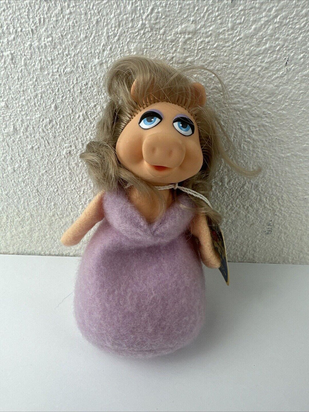 Henson Muppet Doll Miss Piggy Beanbag Stuffed Toy Vintage Fisher Price ...