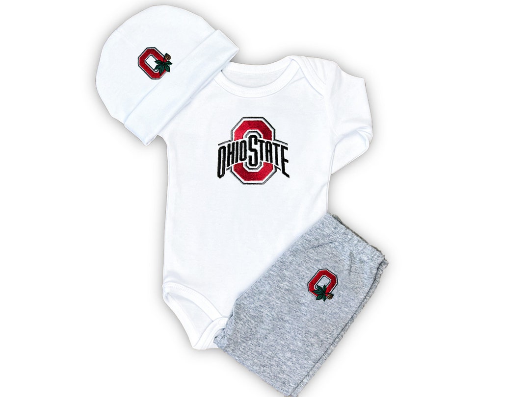 Ohio State Buckeyes Baby Outfit / Bodysuit / OSU Take Home / Baby Hat ...