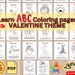 Valentines Alphabet Coloring Pages,printable Tracing Coloring Pages ...