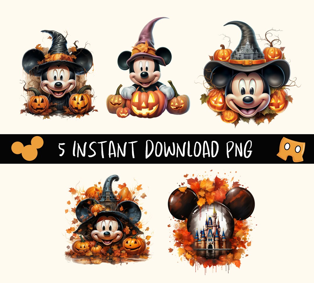 Halloween Mouse PNG Mouse Ears Halloween Art Instant - Etsy