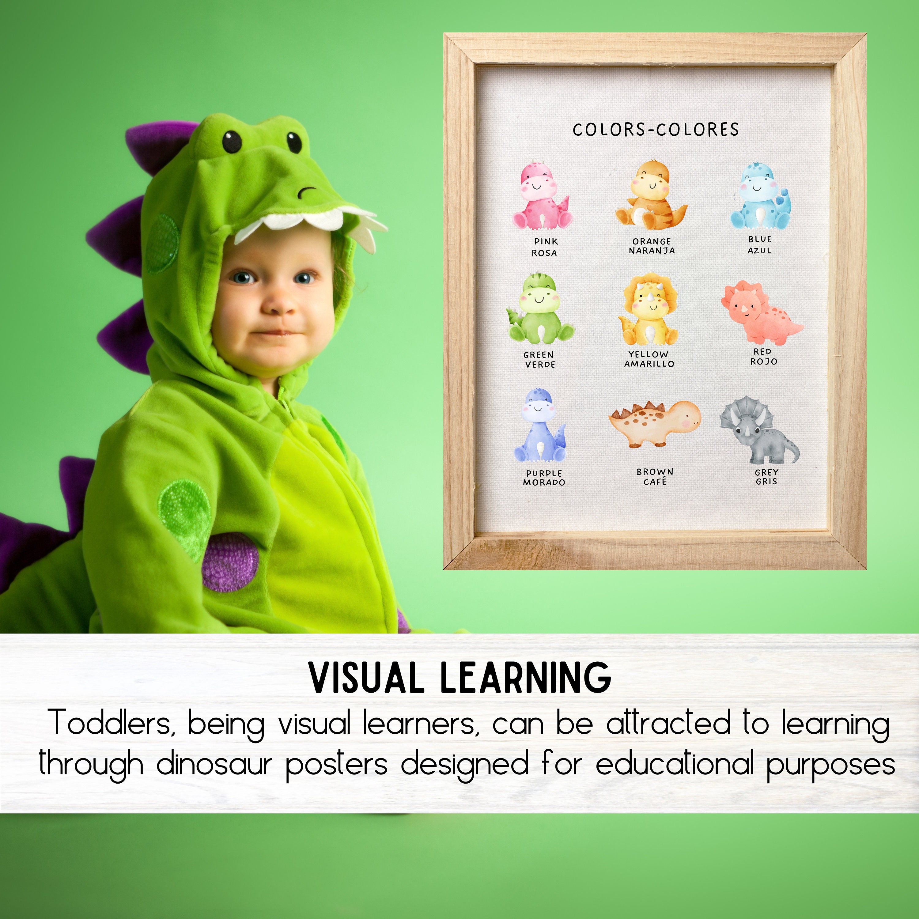 English Spanish Posters for Toddlers Bilingual Nursery - Etsy