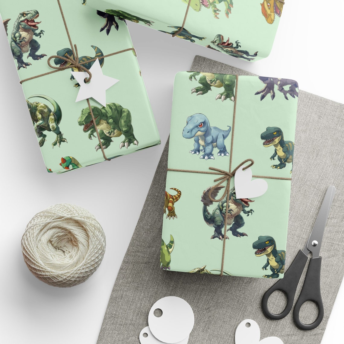 Dinosaur Wrapping Papers, T-rex, Dino Paper, Dinosaur Gifts - Etsy