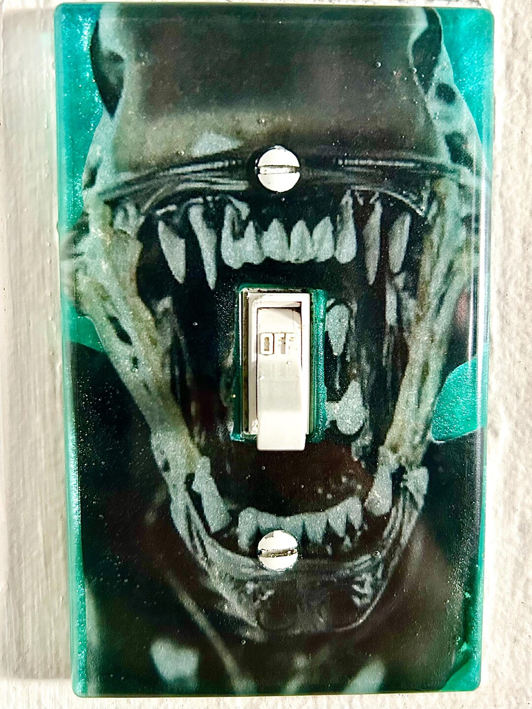 Groovy Alien Light Switch Cover - Etsy
