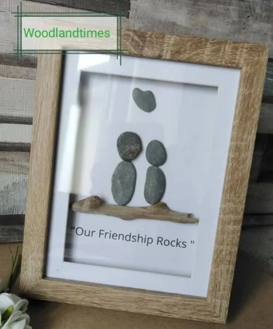 Our Friendship Rocks, Friend Pebble Art Gift, Birthday Gift, Beach ...